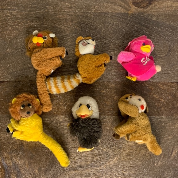 Vintage | Accents | Vintage 98s Furry Animals Pencil Grippers Huggers ...